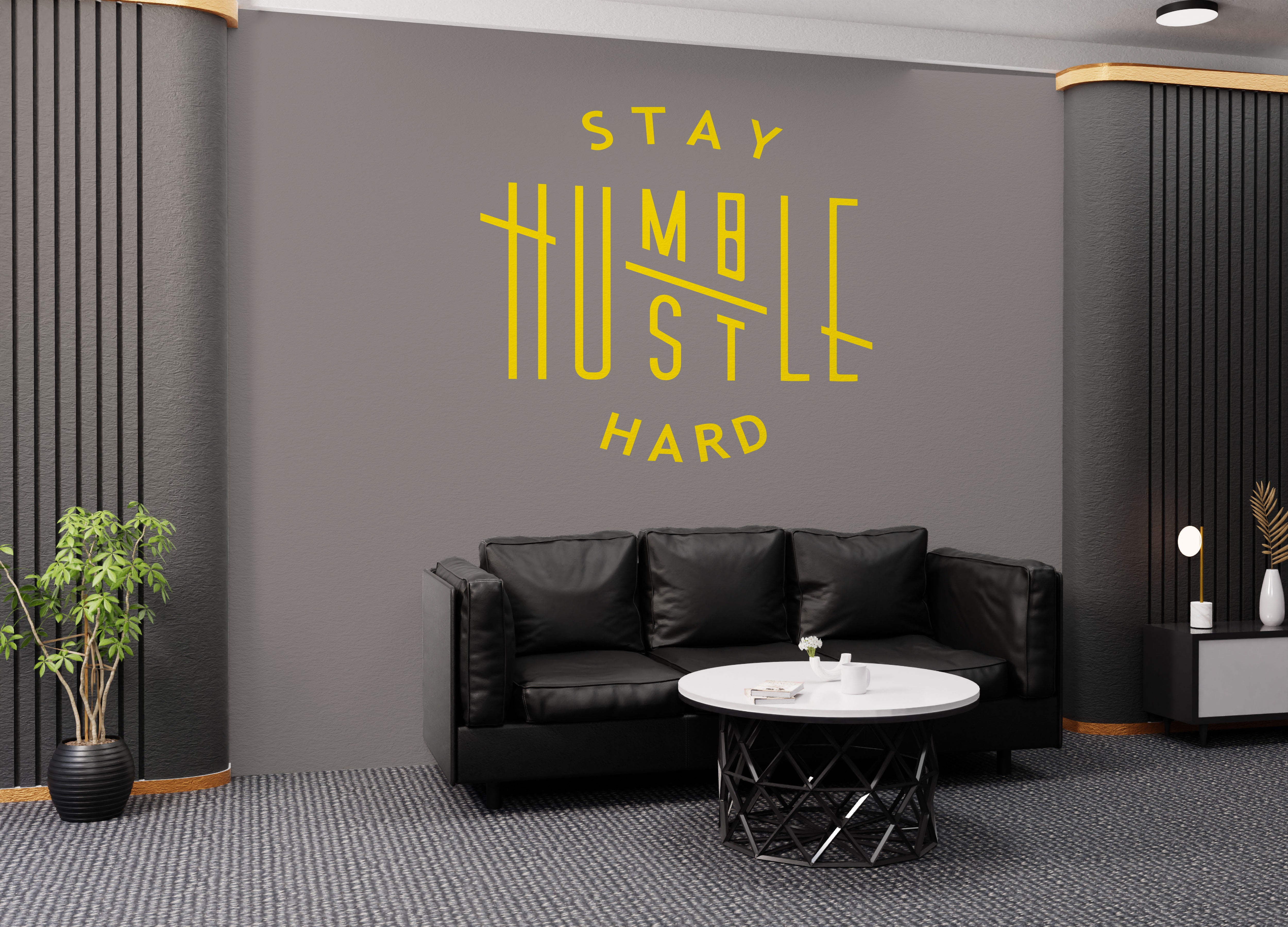 Stay Humble Hustle Hard 2 | Wall Decal – gogoprintuk